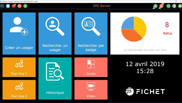 SMI Server security supervision - Fichet Group